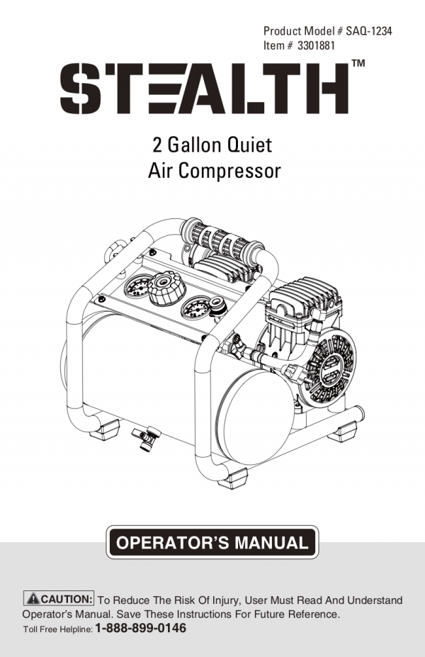 Unleash The Power Of Silence Your Guide To The Manual For Stealth Air Compressor Pdf